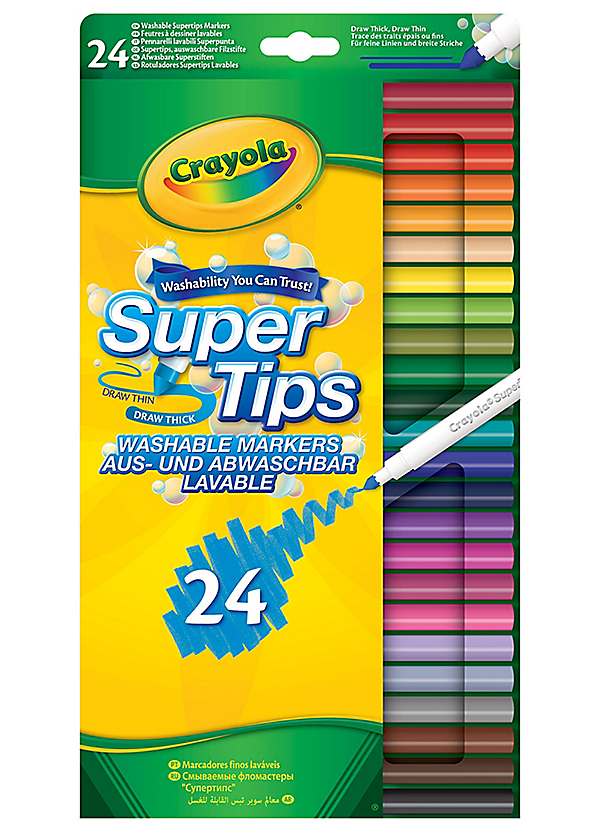Crayola Washable Markers Crayola Washable Markers, Broad Line,