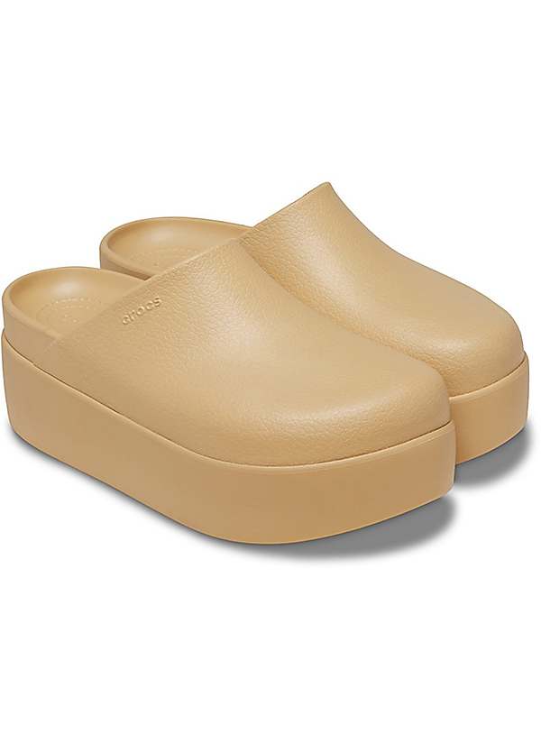 Crocs Dylan Platform Yellow Clogs
