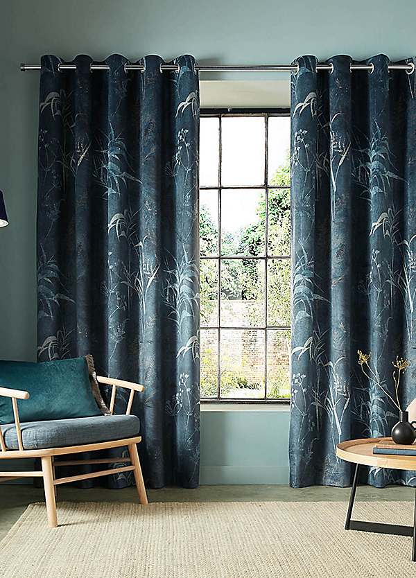 Lined eyelet curtains store