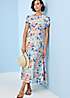 365 by Freemans Blue Floral Pixie Tea Dress | Curvissa