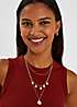Accessorize Triple Layered Disc Necklace | Curvissa