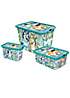 Bluey Set Of 3 Bluey Storage Boxes | Curvissa