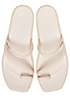 Crocs Cream Miami Toe Loop Sandals | Curvissa