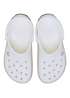 Crocs White Crocband Clogs | Curvissa