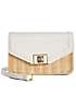 Dune London Dassia White Rattan Bag | Curvissa