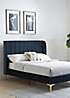 Evora Velvet Fabric Bedframe | Curvissa
