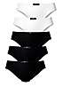 H.I.S Pack of 5 Logo Waist Briefs | Curvissa