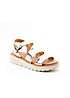 Heavenly Feet Fleur Gold Sandals | Curvissa