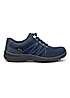 Hotter Mist GTX French Navy Wide Fit Gore-Tex Shoes | Curvissa