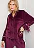 Jim Jam The Label Burgundy Revere Pyjamas | Curvissa