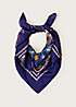 Monsoon Elsie Square Print Silk Scarf | Curvissa