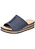 Rieker Embossed Logo Slip-On Mules | Curvissa