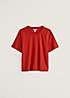 Seasalt Cornwall Red Copseland T-Shirt | Curvissa