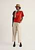 Seasalt Cornwall Red Copseland T-Shirt | Curvissa