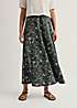 Seasalt Cornwall Rose A-Line Skirt | Curvissa