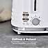 Tower Solitaire 2 Slice Toaster T20082WHT - White | Curvissa