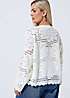 Yours Limited Curve Floral Crochet Cardigan | Curvissa