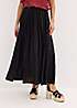 bonprix Crinkle-Effect Maxi Skirt | Curvissa